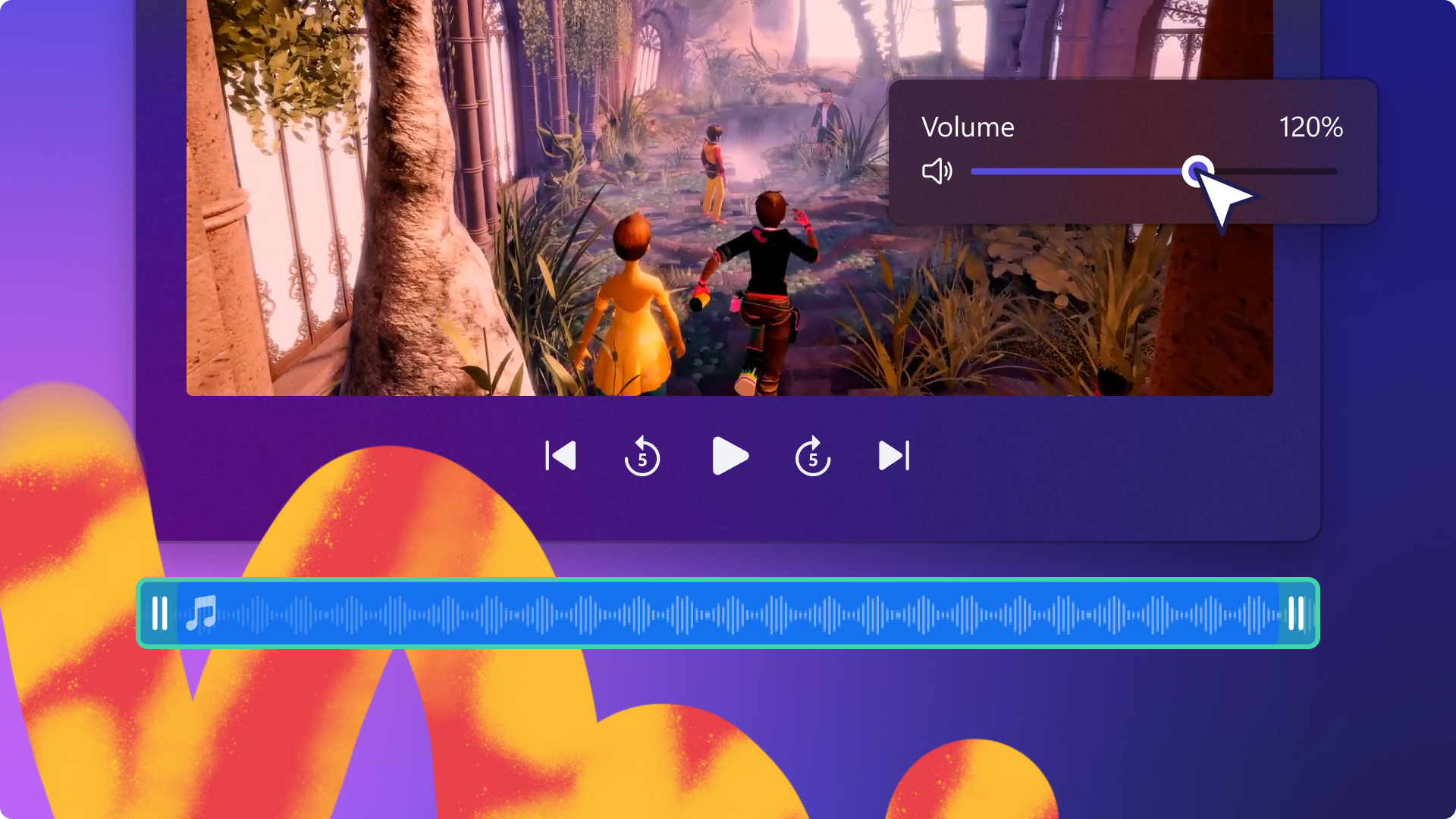 How to increase video volume online | Clipchamp Blog