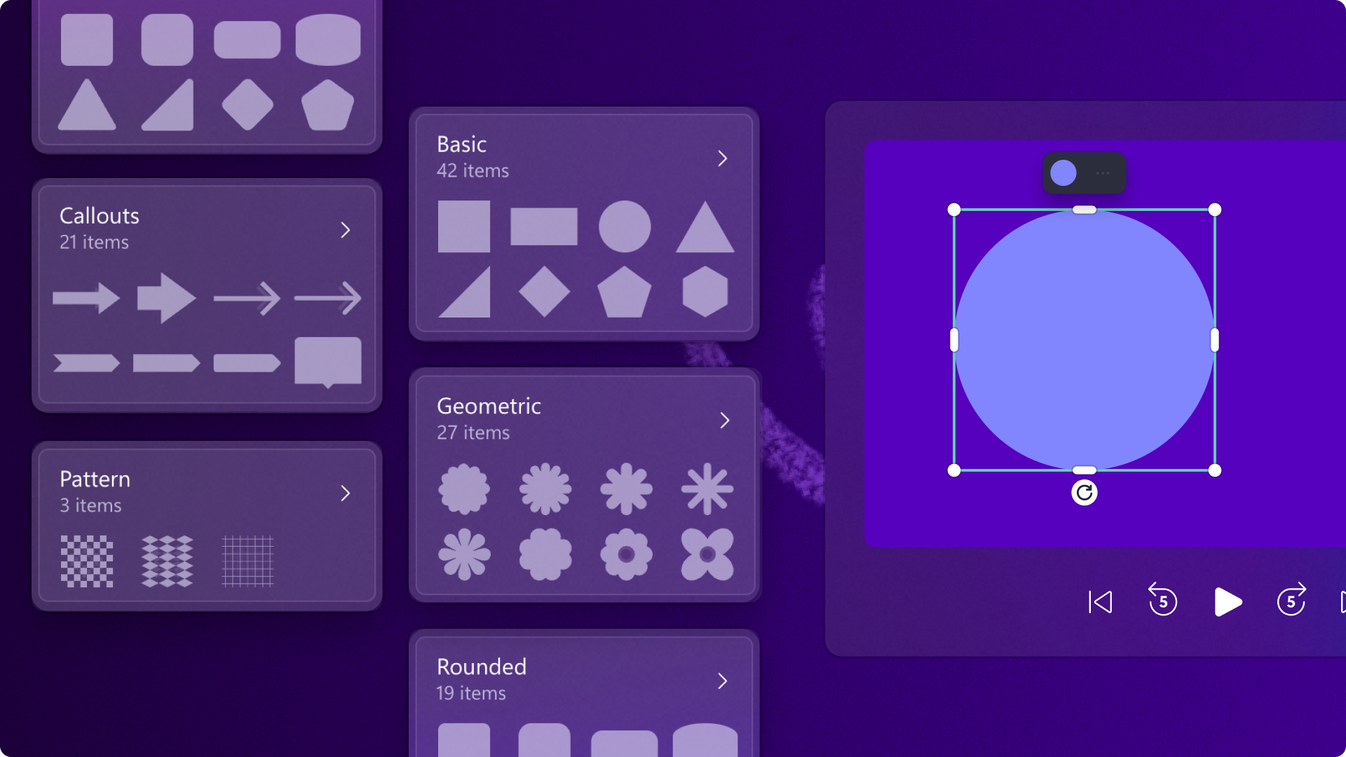 New! Over 120 vector shapes in Clipchamp | Clipchamp Blog