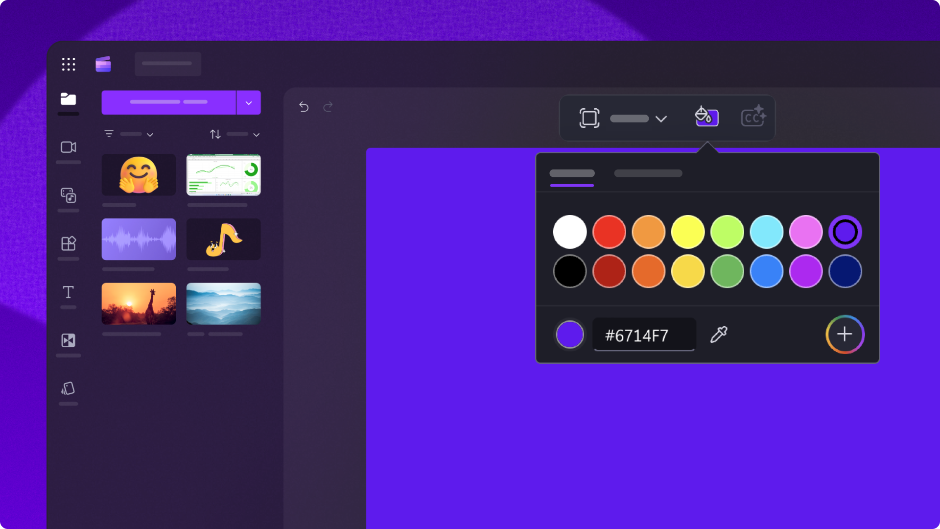 How to add custom color backgrounds to videos | Clipchamp Blog
