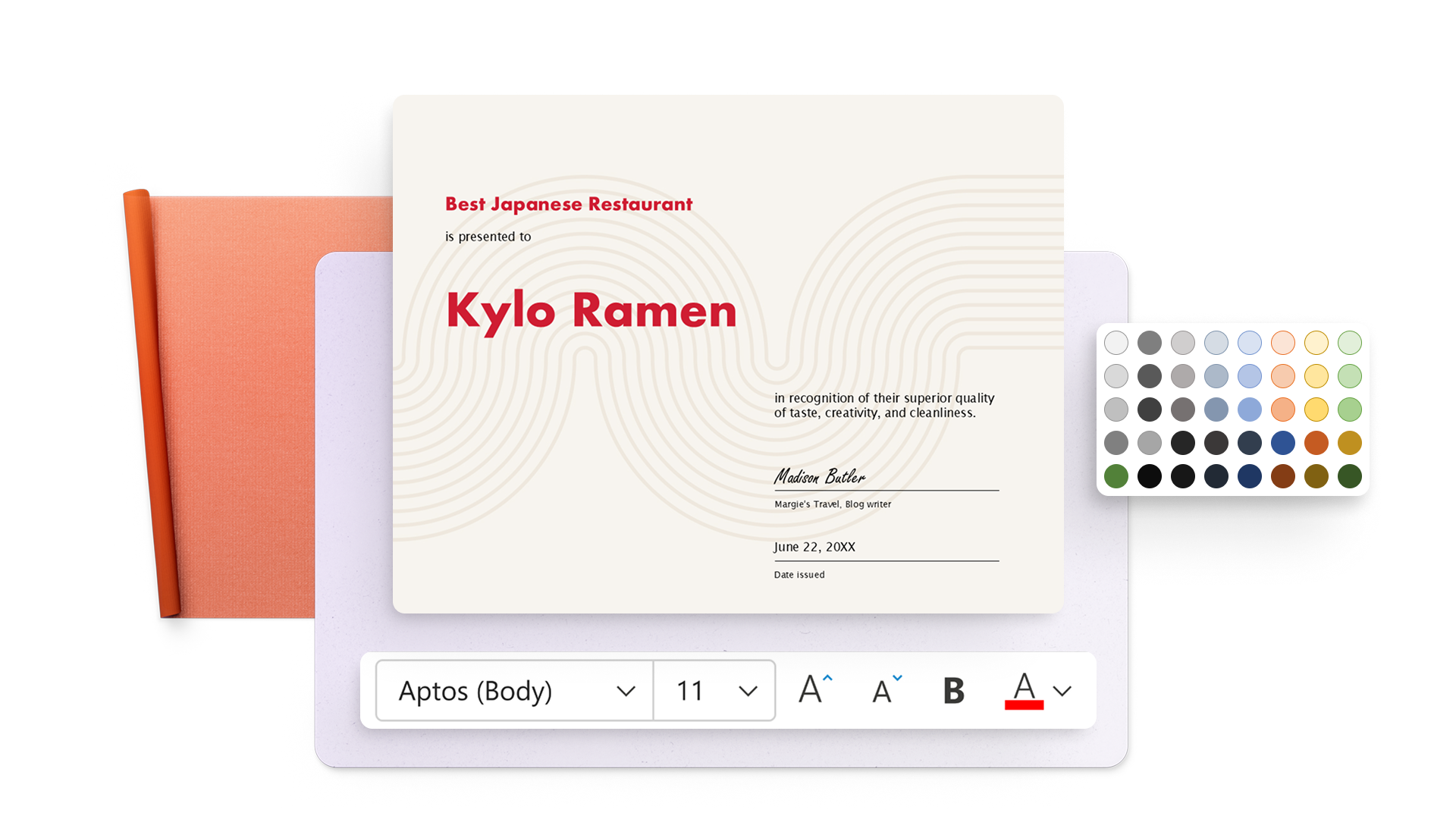 Free PowerPoint certificates to print and share | Microsoft PowerPoint