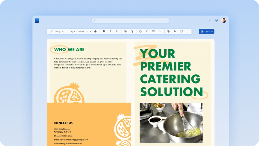 Free brochure templates for Microsoft Word | Microsoft Word