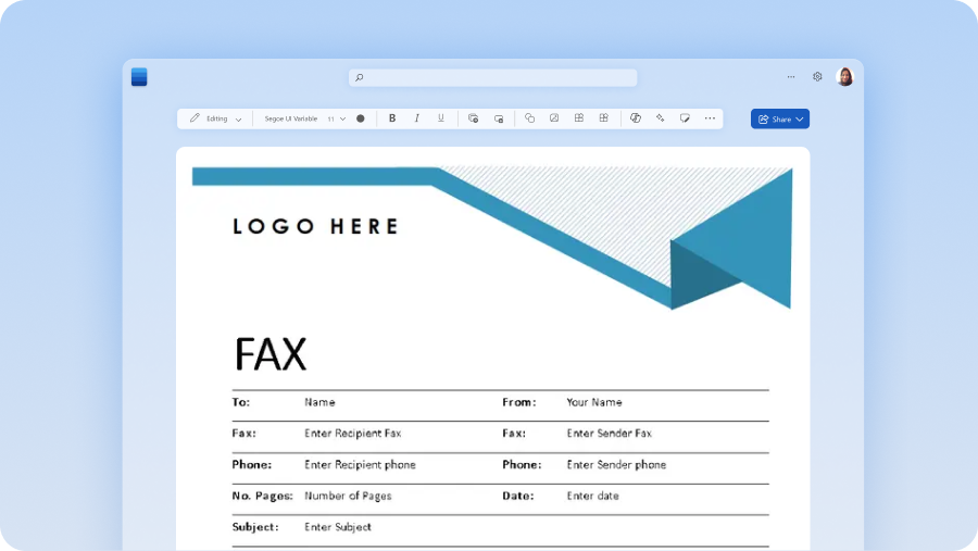 Free fax cover sheet templates for Microsoft Word | Microsoft Word