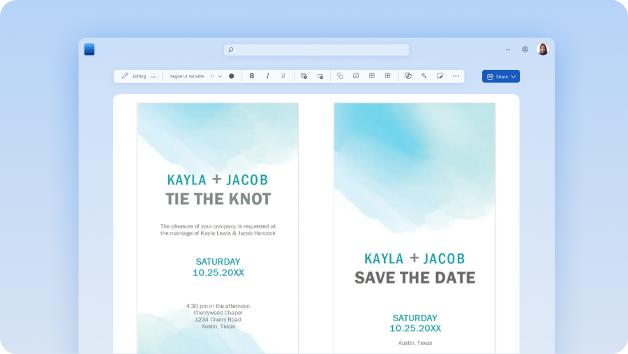 Save The Date Templates Printable Microsoft How To Make A Save The