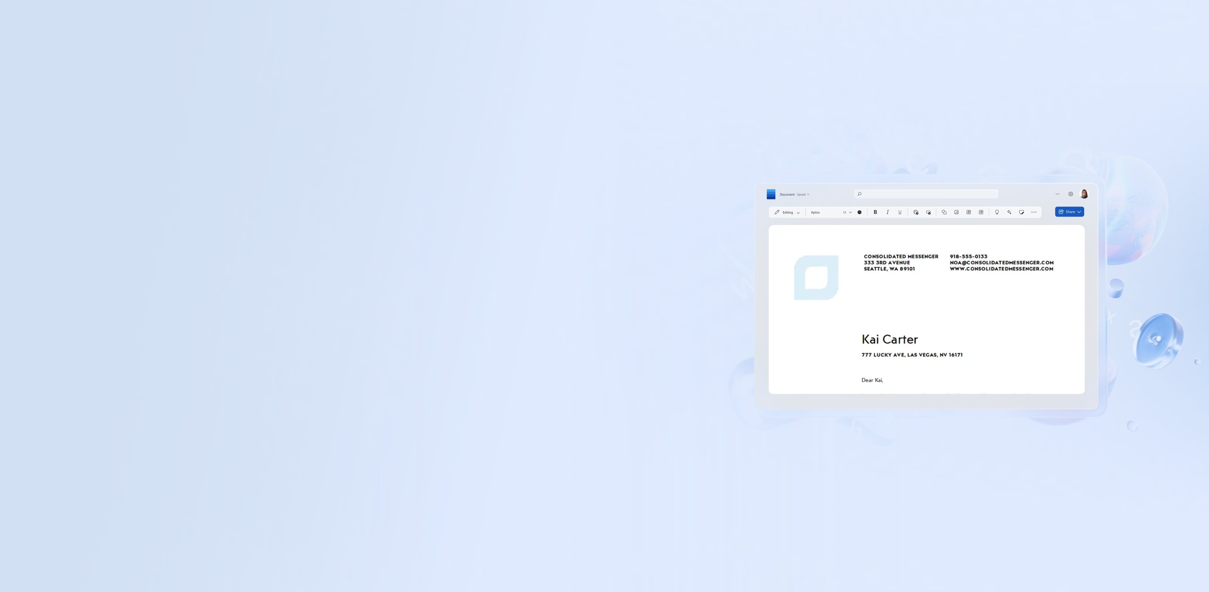 Free business letter customizable templates online | Microsoft Word