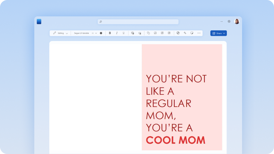 Free Mother's Day card templates to customize | Microsoft Word