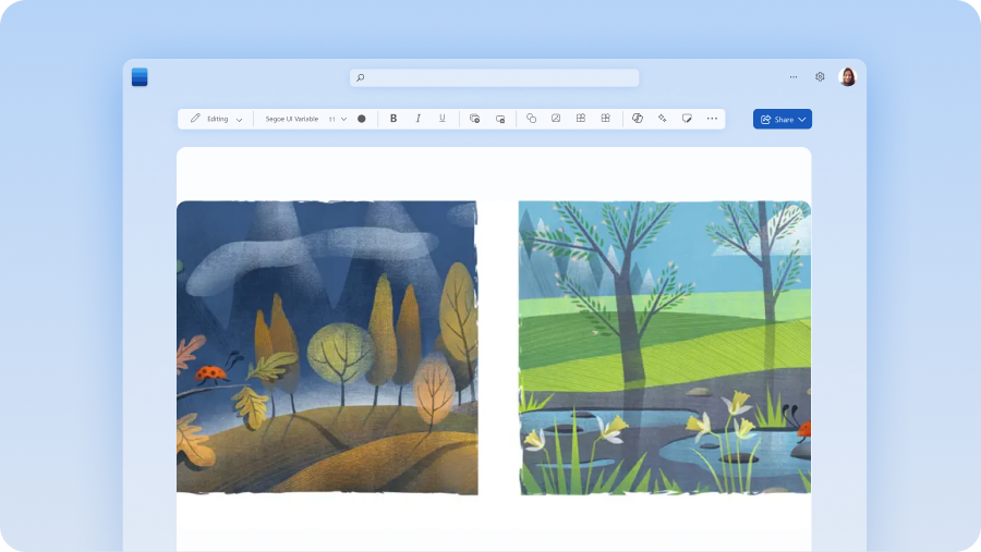 Free customizable postcard templates: print and send | Microsoft Word