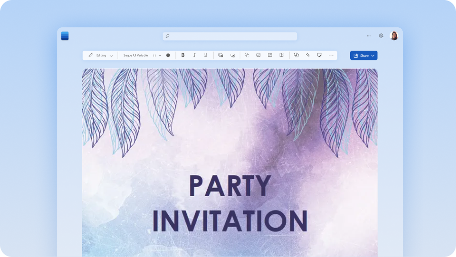 Free customizable invitation templates | Microsoft Word